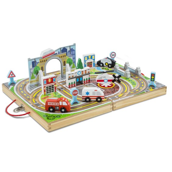 Take-Along Town Wooden Toy Set Ages 3+ Years | Choose-Your-Gift